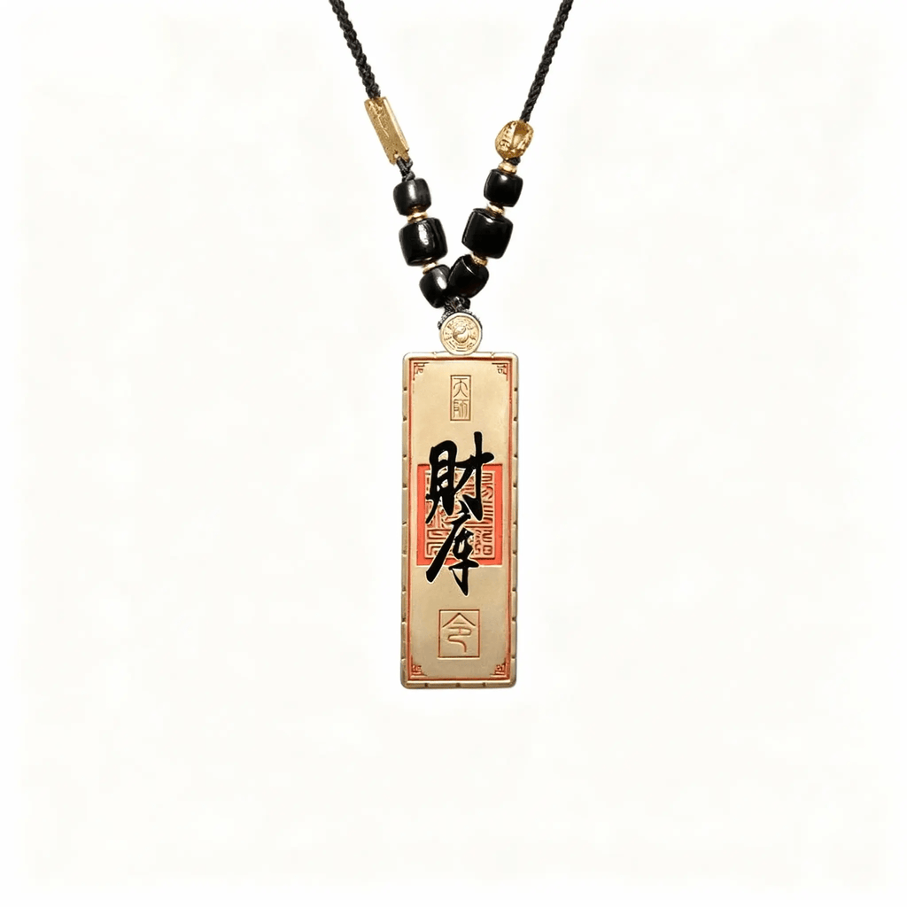 Taoist Five Paths Prosperity Talisman Pendant - Wealth Command Token ...